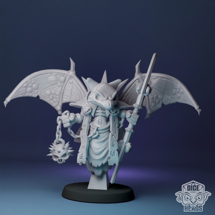 3D Printable Kitsune Vampire Master (pre-supported included, 50mm) by ...
