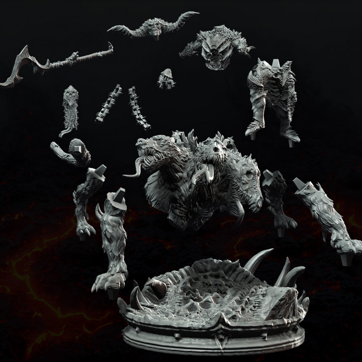3D Printable Cerberus & Maledictus by Monolith Arts