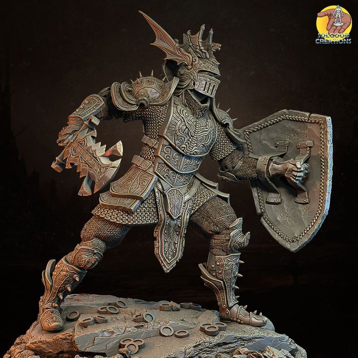 3D Printable Diorama - The Slain Dragon by SolGood Creations