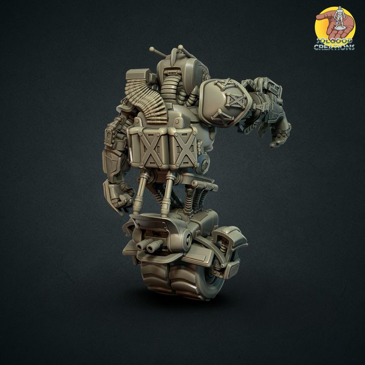 3D Printable Diorama - The Cyborg Death Race by SolGood Creations