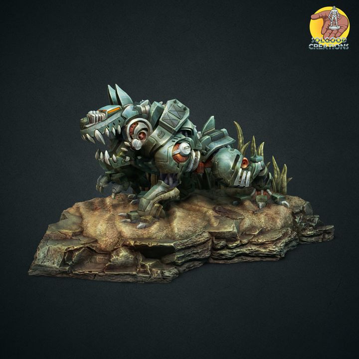 3D Printable Diorama - The Cyborg Death Race by SolGood Creations