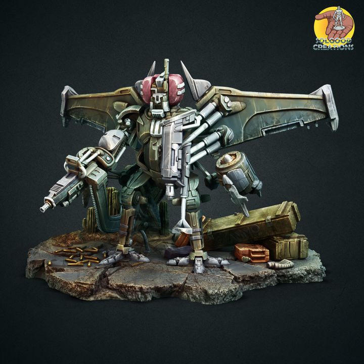 3D Printable Diorama - The Cyborg Death Race by SolGood Creations