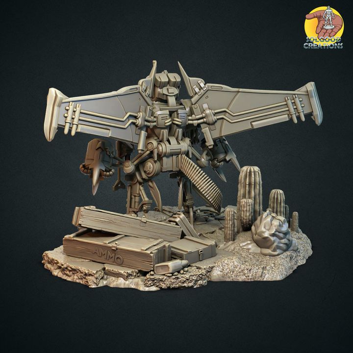 3D Printable Diorama - The Cyborg Death Race by SolGood Creations
