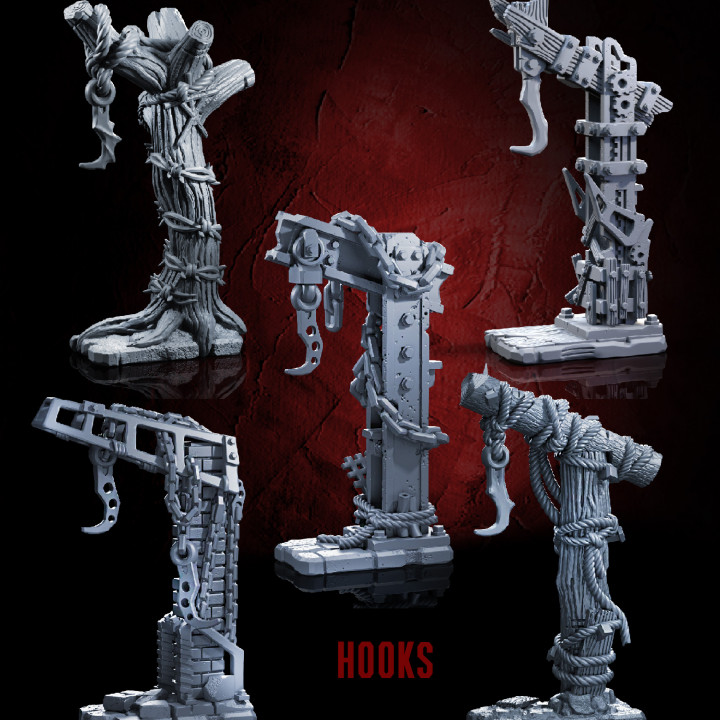 3D Printable Hooks - DBD by Dragun Studios