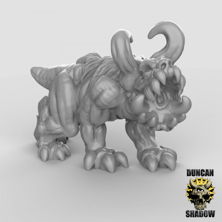 3D Printable Chaos Hounds (Pre Supported) by Duncan Shadow