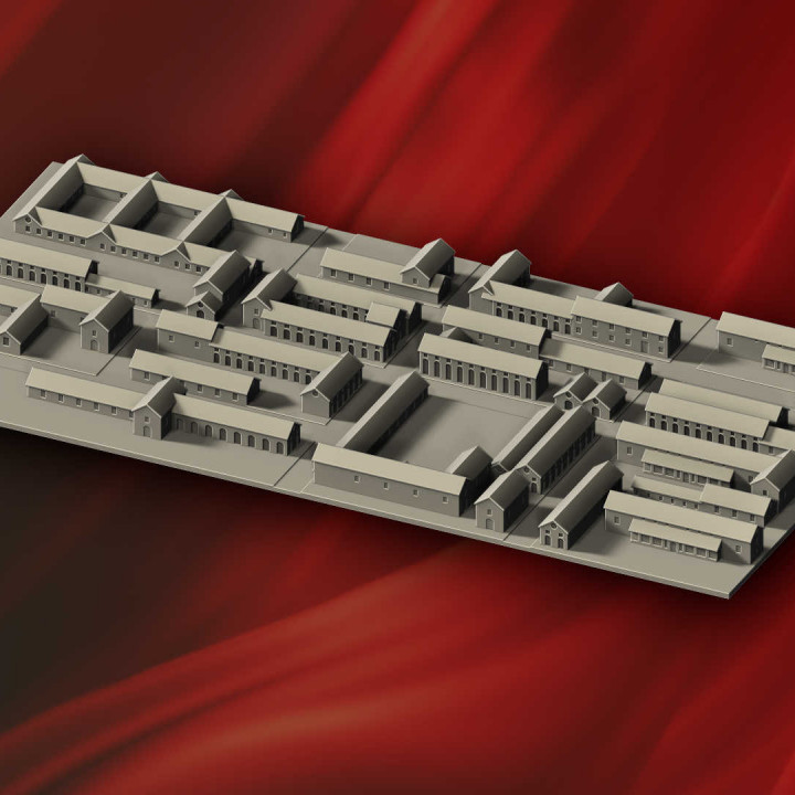 3D Printable Microscale - City tiles by Korhyl Miniatures