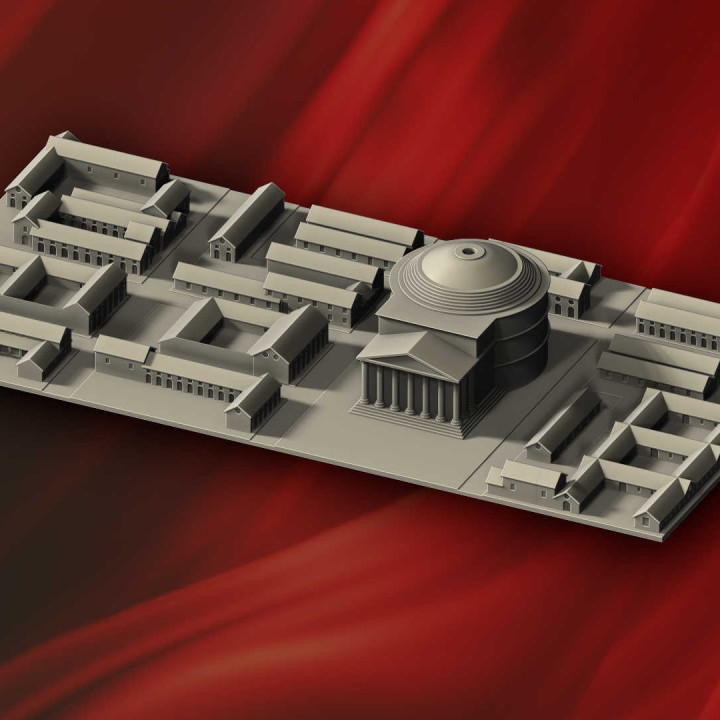 3D Printable Microscale - City tiles by Korhyl Miniatures