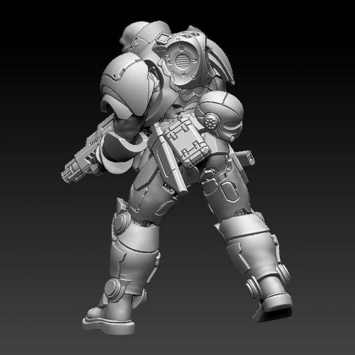 3D Printable enesis trooper 2 by robert naismith