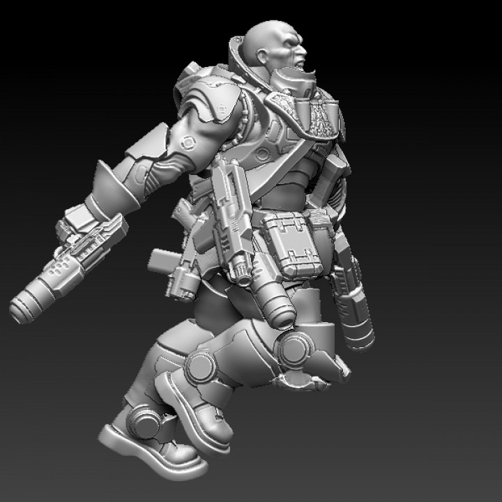 3D Printable trooper 7 by robert naismith