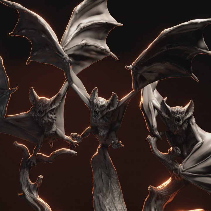 3D Printable Bats by SabertoothCollectibles