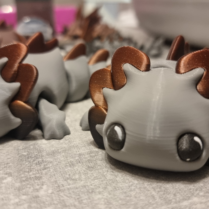 3D Print of Axolotl Tadpole Flexi by adonisvegglis