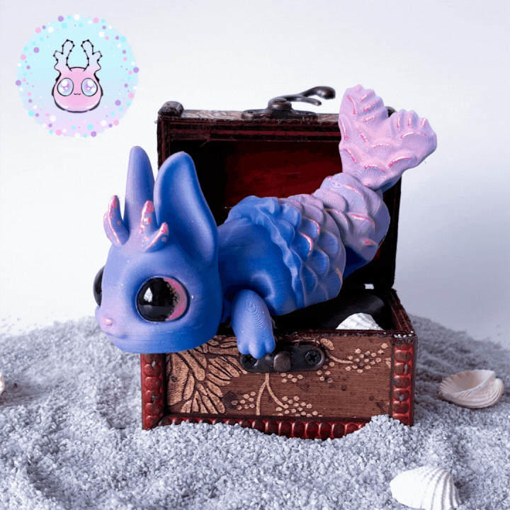 3D Printable Merbunny by Layersingreen