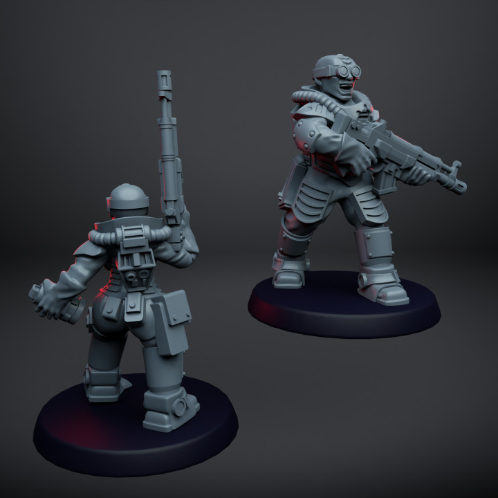 3D Printable Alien Cult infantry by RatMan Forge