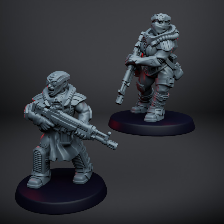 3D Printable Alien Cult infantry by RatMan Forge