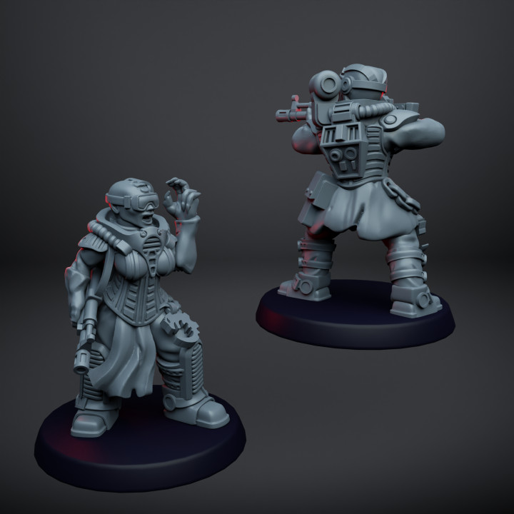 3D Printable Alien Cult infantry by RatMan Forge