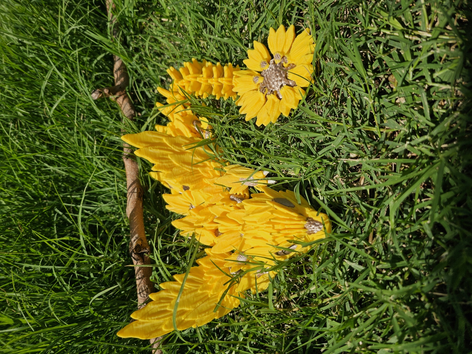 3D Printable Sunflower Dragon by Cinderwing3D