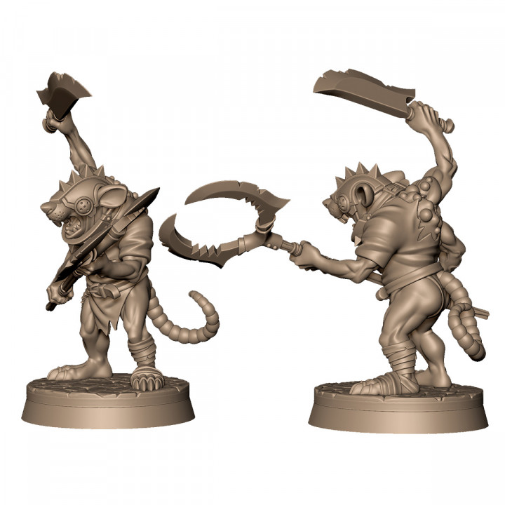 3D Printable Rat monster C by Willy Kao