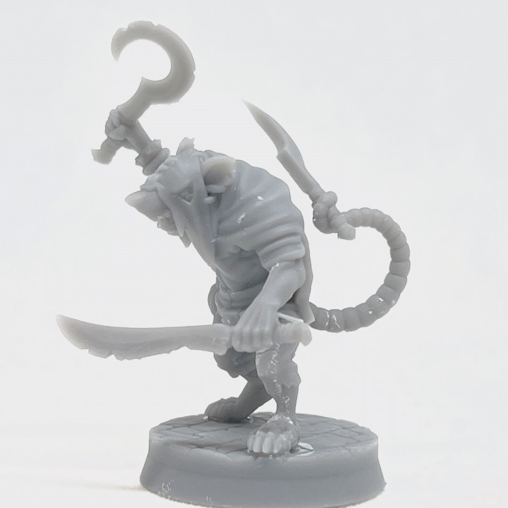 3D Printable Rat Monster A by Willy Kao