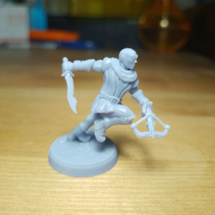 3D Print of Wereraven Human Form A by ArtisanRaid