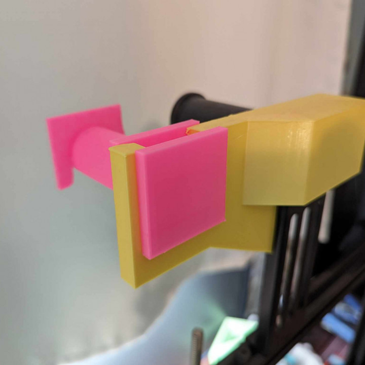 3D Printable Small Spool Mount for Ender 3 v2 by Patrick Ward