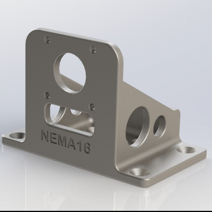 3D Printable Stepper Stand NEMA 16 by NerdCorner