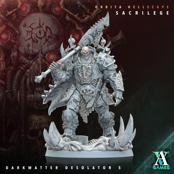 3D Printable Darkmatter Desolator by Archvillain Games