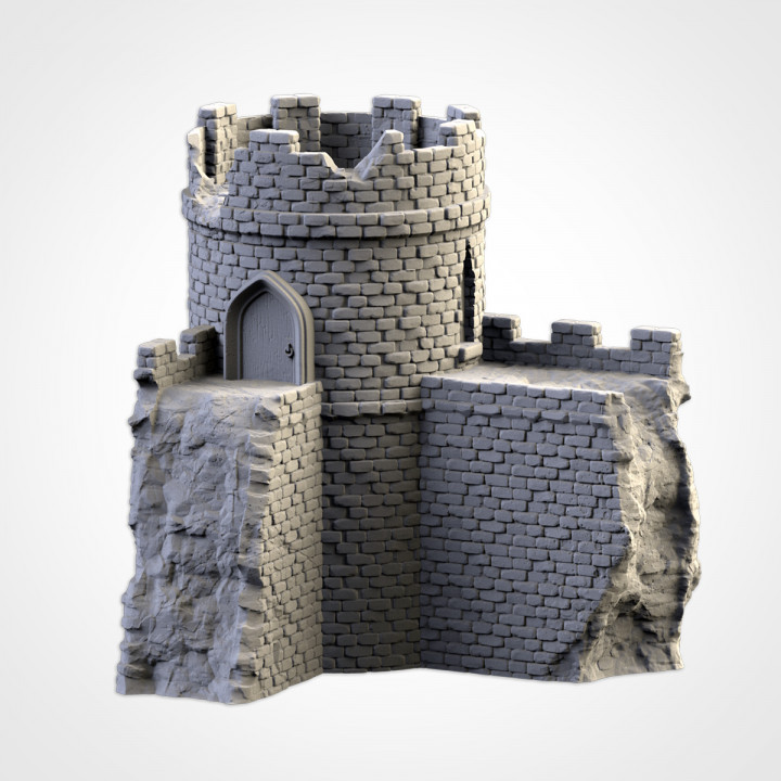 3D Printable RUINED CASTLE by Txarli Factory
