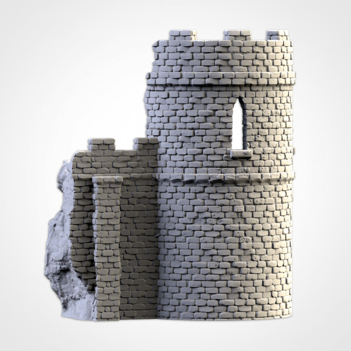3D Printable RUINED CASTLE by Txarli Factory
