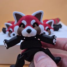 3D Printable Red Panda by McGybeer