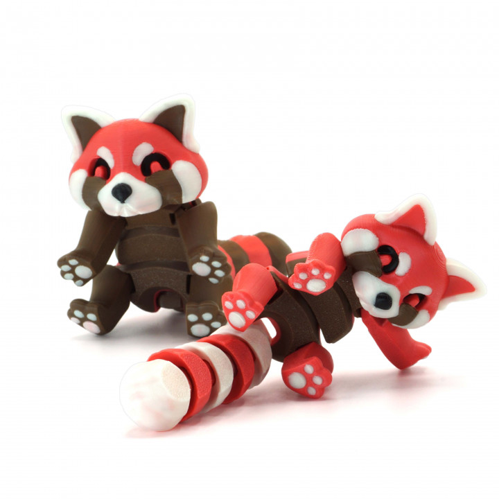 3D Printable Red Panda by McGybeer