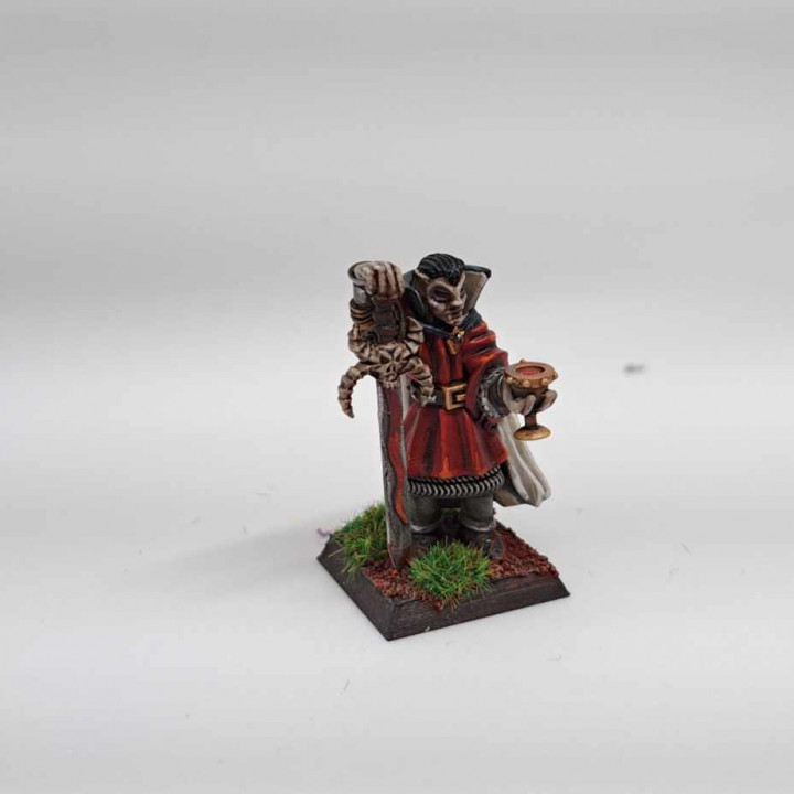 3D Printable Vampire Lord by Ystlund Miniatures