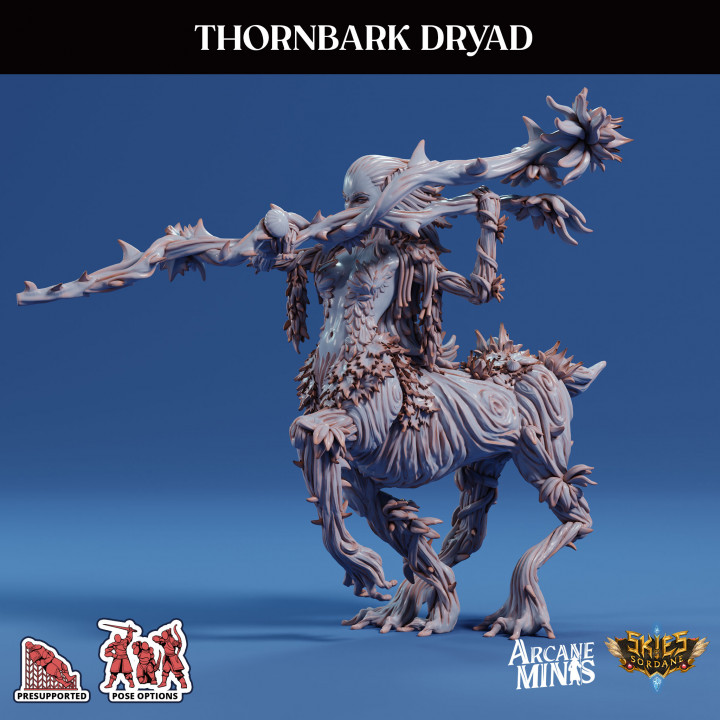 3D Printable Thornbark Dryad by Sordane Publishing