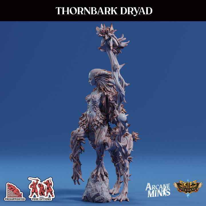3D Printable Thornbark Dryad by Sordane Publishing