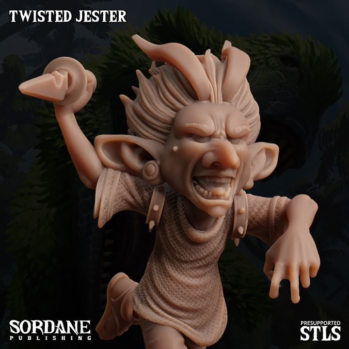 3D Printable Twisted Jester by Sordane Publishing