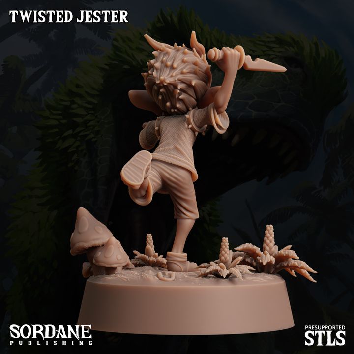 3D Printable Twisted Jester by Sordane Publishing