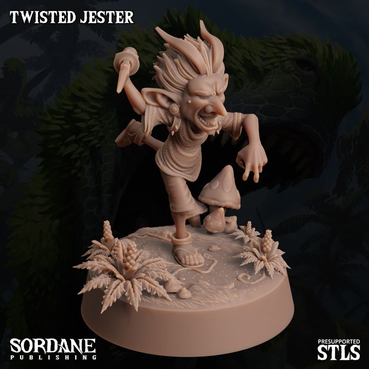 3D Printable Twisted Jester by Sordane Publishing