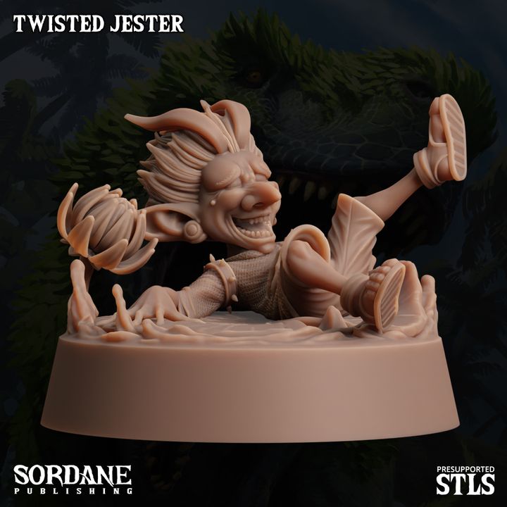 3D Printable Twisted Jester by Sordane Publishing