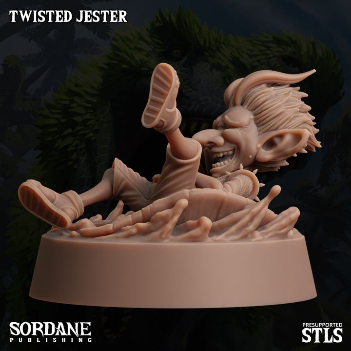 3D Printable Twisted Jester by Sordane Publishing