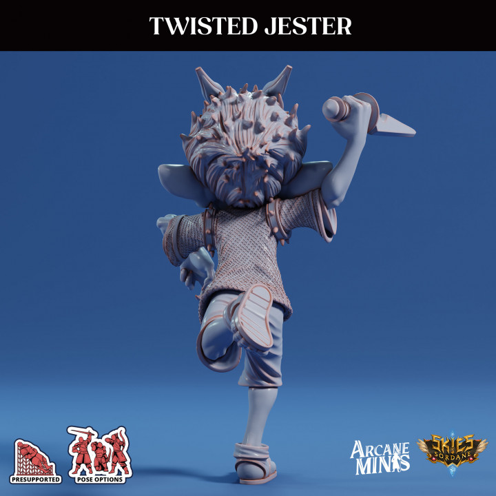 3D Printable Twisted Jester by Sordane Publishing