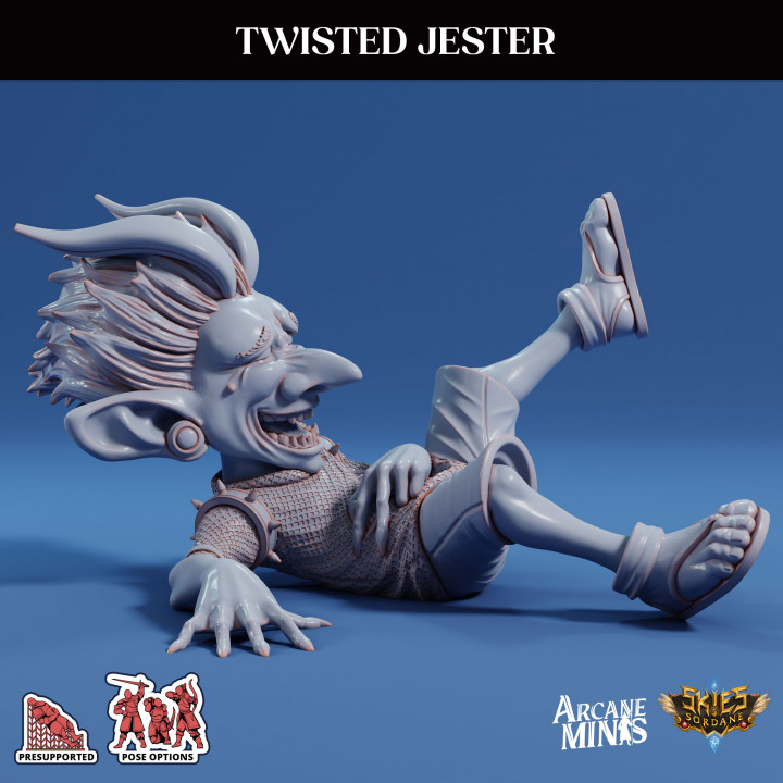 3D Printable Twisted Jester by Sordane Publishing