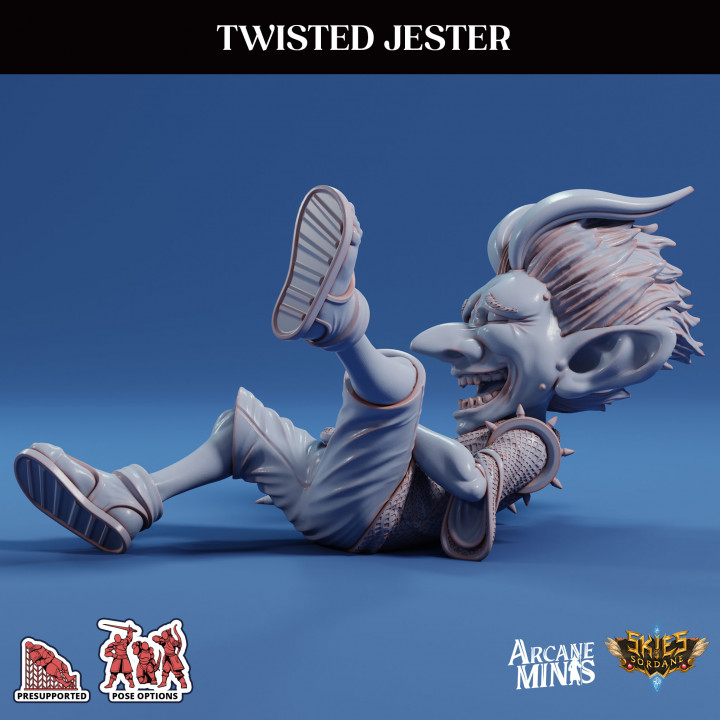 3D Printable Twisted Jester by Sordane Publishing