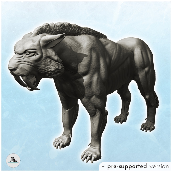 3D Printable Wild animal figures pack No. 1 - Animals Savage Nature ...
