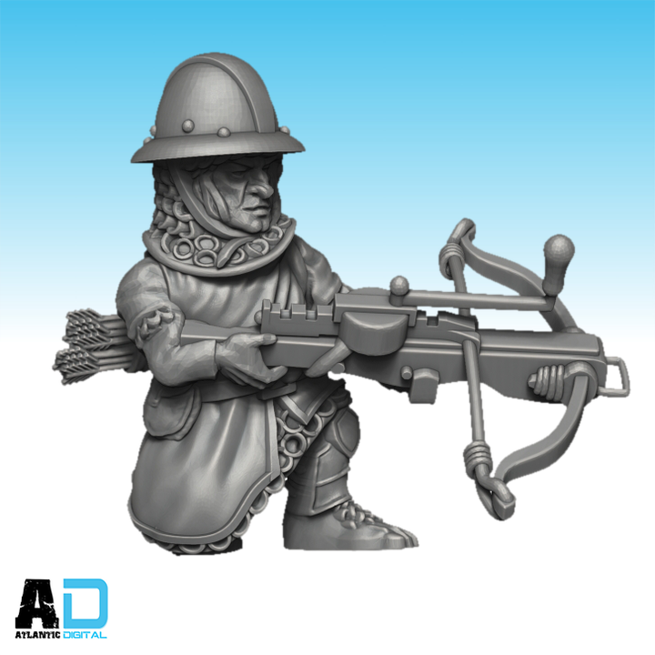 3D Printable Halfling Crossbows by Wargames Atlantic