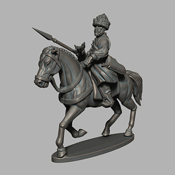 3D Printable Turkic Light Cavalry by Wargames Atlantic