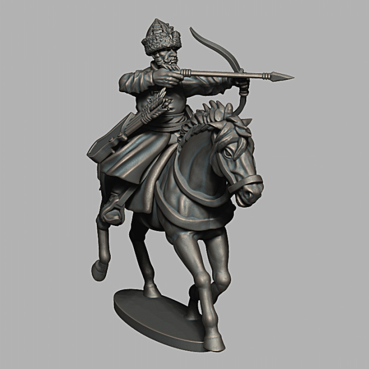 3D Printable Turkic Light Cavalry by Wargames Atlantic