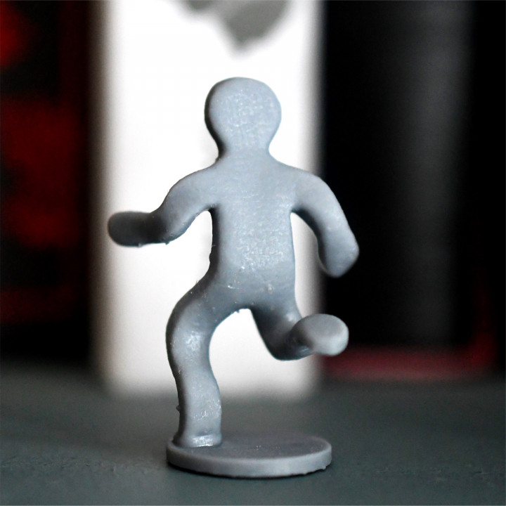 3D Printable Gingerbread Man by Gametee 3d Miniatures