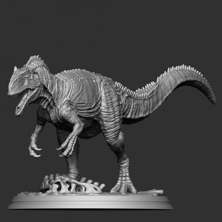 3D Printable Allosaurus by YD STUDIO