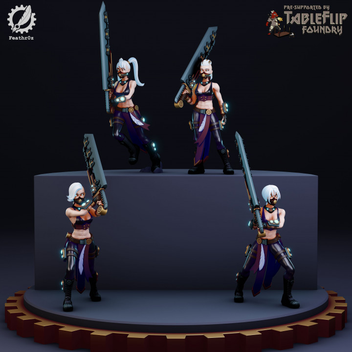 3D Printable Mega Pack - Aurora - Vanguard - Sword Release 0001 by feathr0z