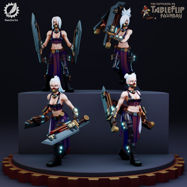 3D Printable Mega Pack - Aurora - Vanguard - Sword Release 0001 by feathr0z