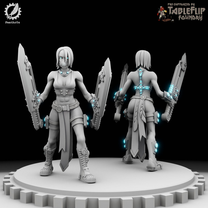 3D Printable Mega Pack - Aurora - Vanguard - Sword Release 0001 by feathr0z